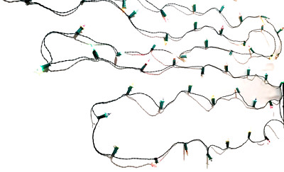 50ct Mini Multicolored String Lights Green Wire | eBay