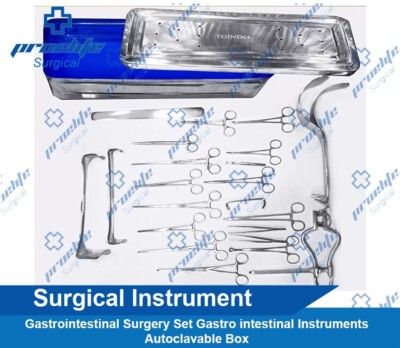 Gastrointestinal Surgery Set Gastro intestinal Surgical Instruments Box ...