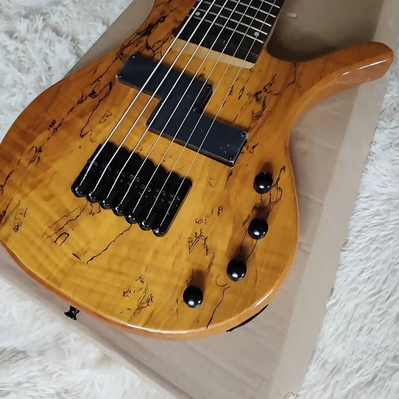 Professional 7-string Bass Guitar with Unique and Beautiful Timbre and ...