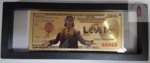 Gold Foil Money - Marvel - Loki - Frame Included - CBZAD | eBay