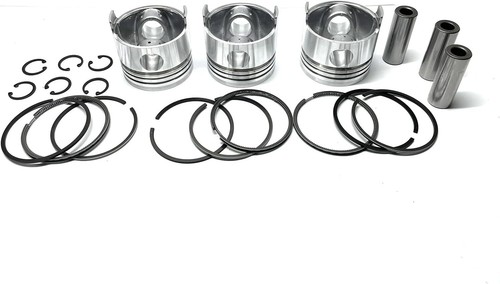 3X Piston + piston ring kit Compatible For Mitsubishi S3F Engine | eBay