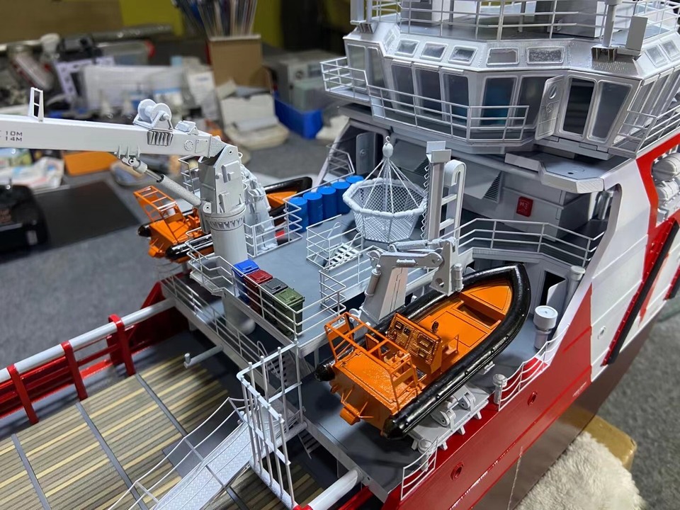 FAB Rescue Boat 1:72 690mm 27" RC Model Ship Kit | eBay