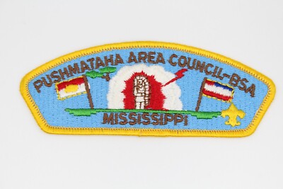 Pushmataha Area Council CSP Mississippi MI Boy Scouts Patch BSA Free ...
