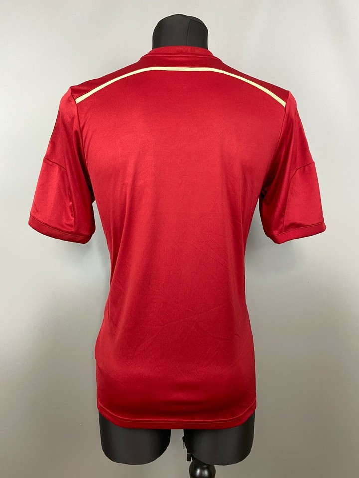 SPAIN 2014 2015 HOME SHIRT FOOTBALL JERSEY CAMISETA ADIDAS G85279 MENS ...