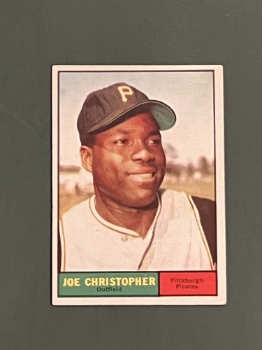 1961 Topps Joe Christopher #82 NM Rookie RC Pittsburgh Pirates | eBay