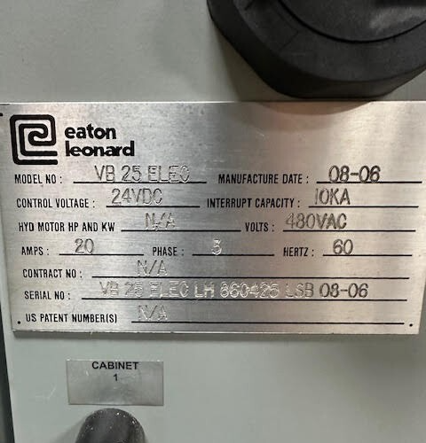 Eaton Leonard,VB 25 ELEC,1" CNC Tube Bender 180Deg | eBay