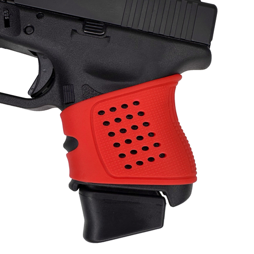 Red Tactical Rubber Grip Sleeve for Glock 26, 27, 28, 29, 30, 33, 36 ...