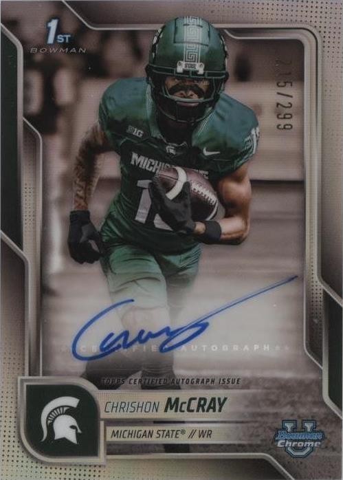 2025 Bowman University Chrome - Chrome Prospect Autographs Chrishon ...