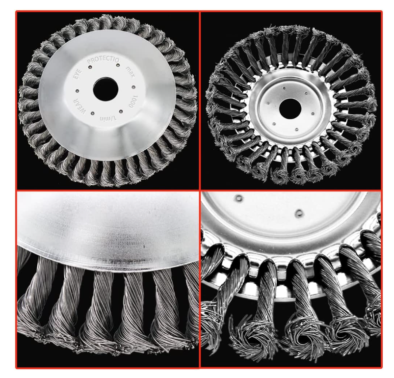 Derusting Weeding Wheel 8 Inch Grass Strimmer Head Great Workmanship ...