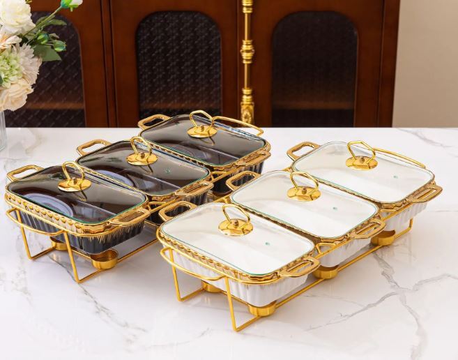 Ceramic Chafing Dish Food Warmer Buffet Wedding Party Gift | eBay UK