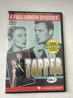 Topper Volume 1 DVD 4 Full Length Episodes with Bonus Cartoon Dick Van ...
