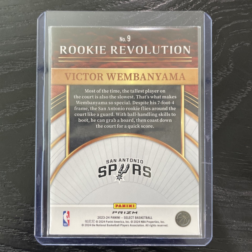 2023-24 Panini Select Victor Wembanyama RC Rookie Revolution Silver ...