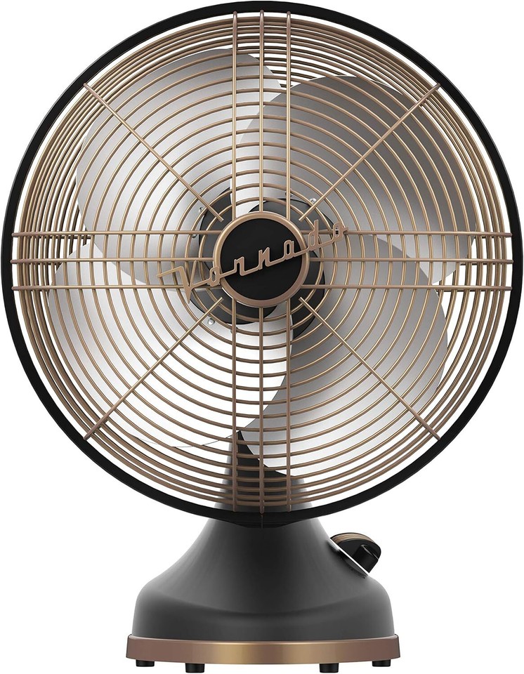 Vornado Silver Swan Alchemy Oscillating Vintage Fan,Gunmetal,Medium | eBay