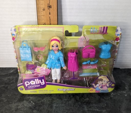 Polly Pocket Designables Mix n Match Boutique Shop Polly Doll Toy Gift ...