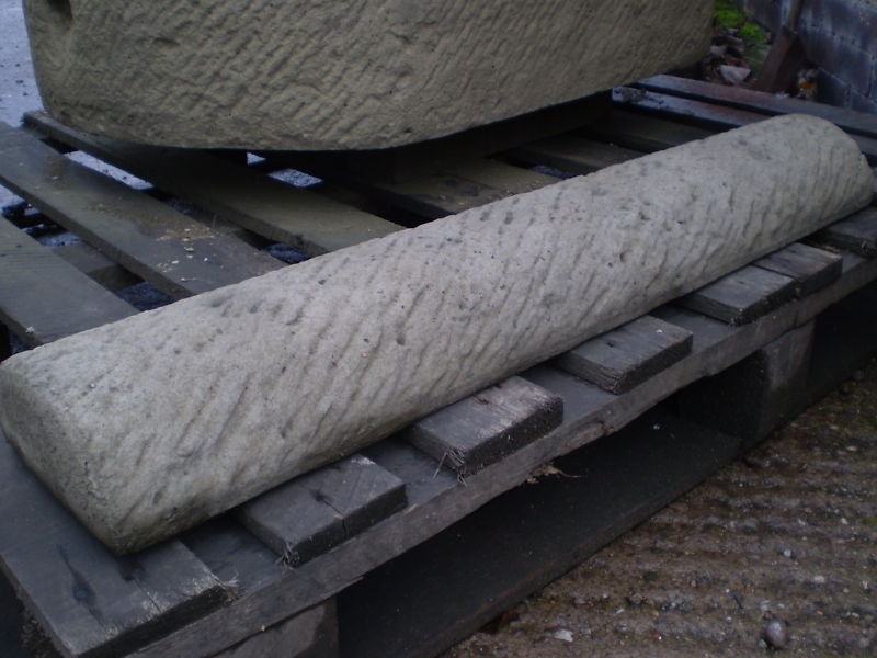 🇬🇧 STONE GARDEN ROUND TOP SINGLE BRICK COPING / PIER CAP / WALL CAPPING ...