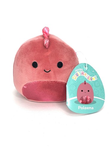 Poleena The Dino Squishmallow 5in Plush Toy S5 #1338 Pink Dinosaur ...