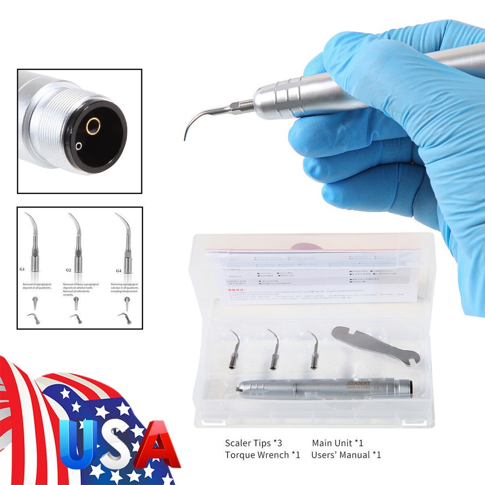 Dental Ultrasonic Air Perio Scaler Handpiece Hygienist 2H/4H Dental ...