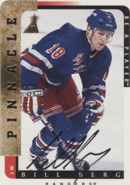 1996-97 Pinnacle Be A Player - Bill Berg #84 Autographs (AU) for sale ...