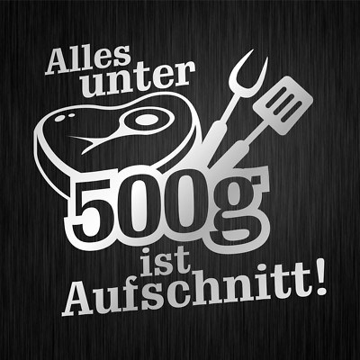 Everything under 500 grams is Cold Cuts Silver Car Vinyl Decal Sticker ...