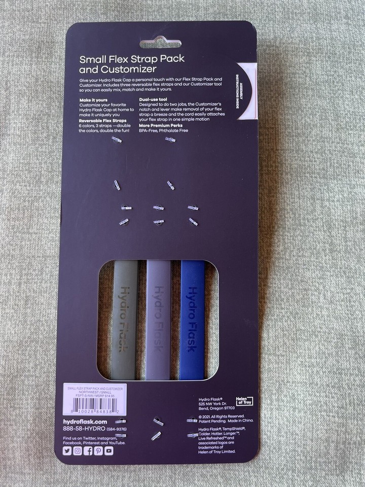 Hydro Flask Small Flex Strap Pack and Customizer Accessories | eBay