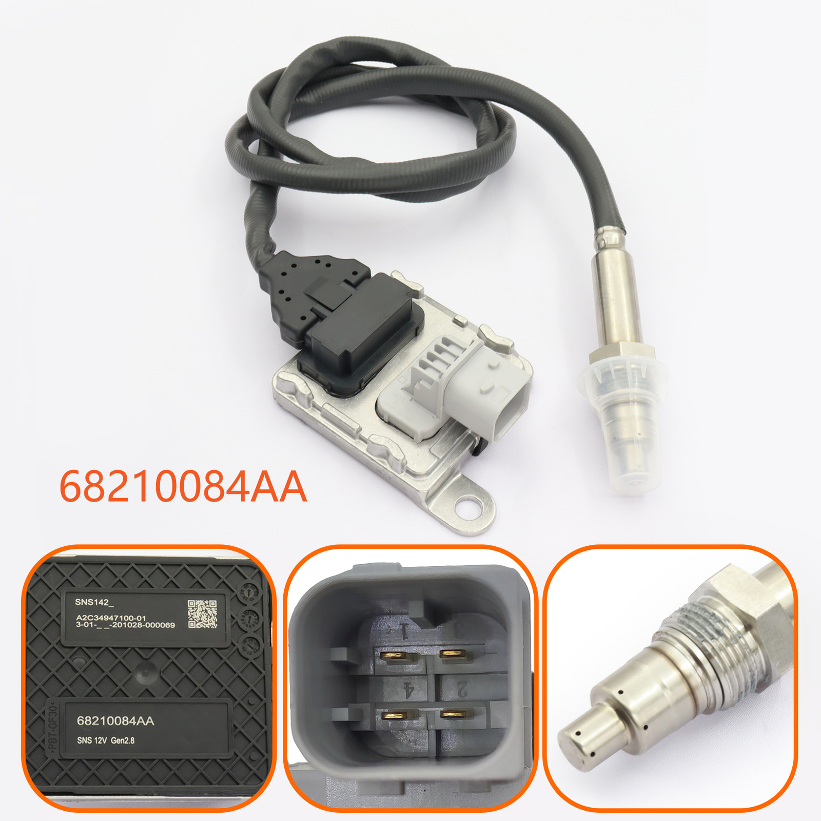 Downstream NOX Sensor 68210084AA For 2013-2017 Ram 2500 3500 4500 5500 ...