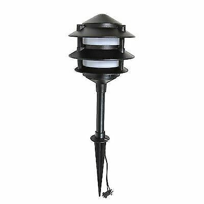 Malibu LED 3 Tier Pathway Light Black Metal for sale online | eBay
