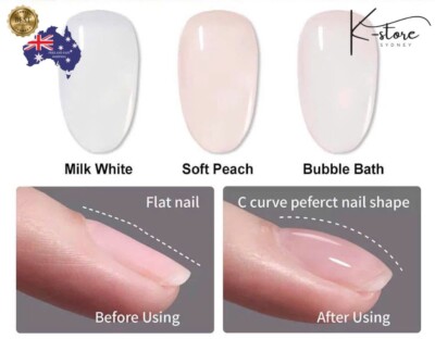 BIAB 15ml x 4 Clear Builder In A Bottle for Salons & Home Manicures ...