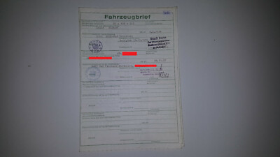 KFZ Brief Fahrzeugbrief Diplomat Sonderkennzeichen Bonn Opel Kadett C f ...