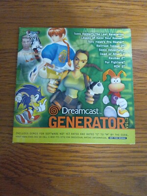 Dreamcast: Generator Vol. 2 (1998) | eBay