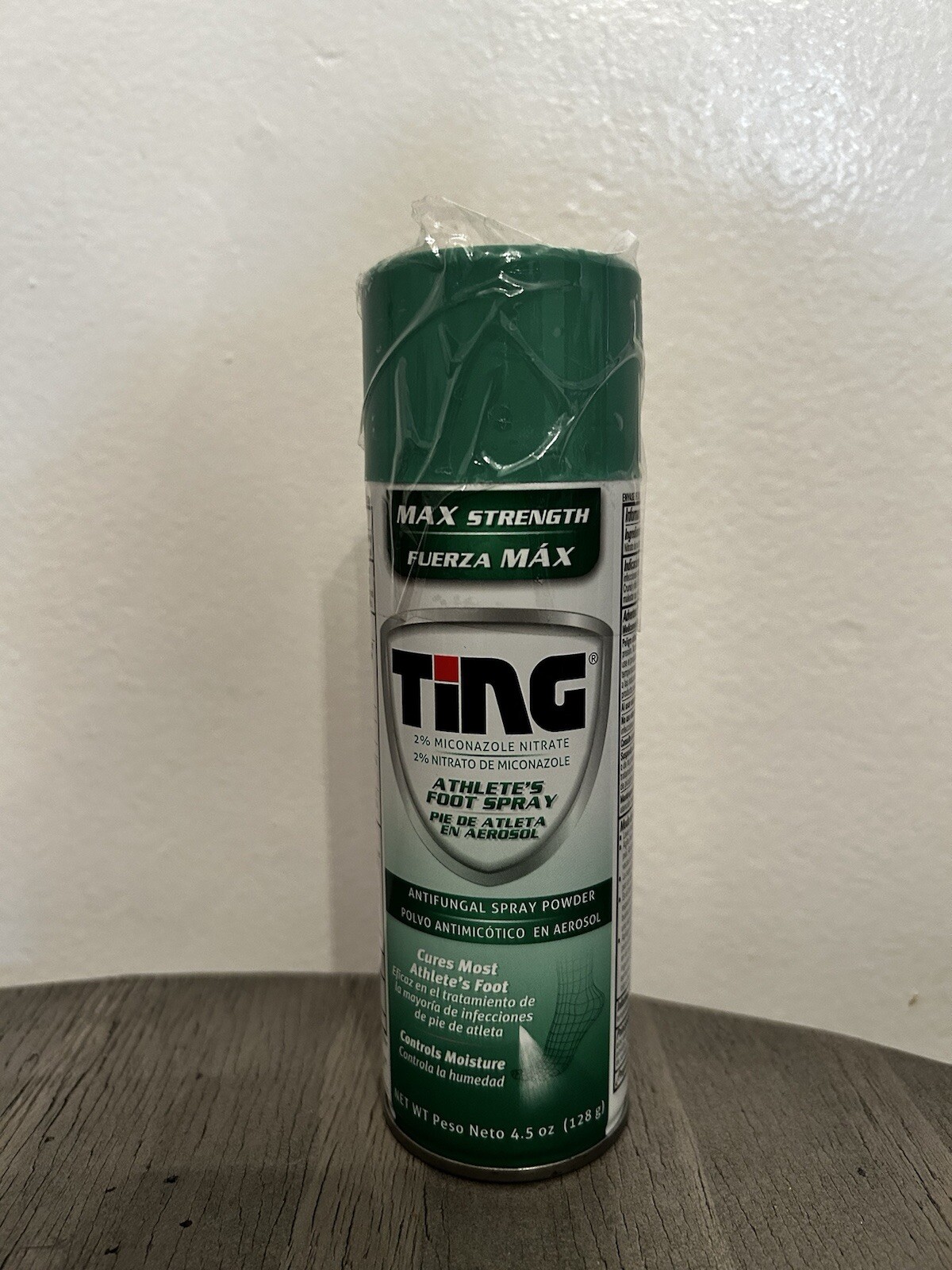 Ting Antifungal Athletes Foot Spray Powder 4.5 fl oz Max Strength Exp ...