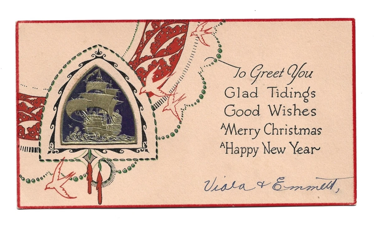 1920s Christmas Cards