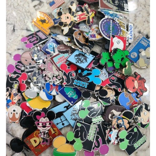 Authentic Guaranteed Mystery Disney Pin Lot Of 75 Wdw Perfect For ...