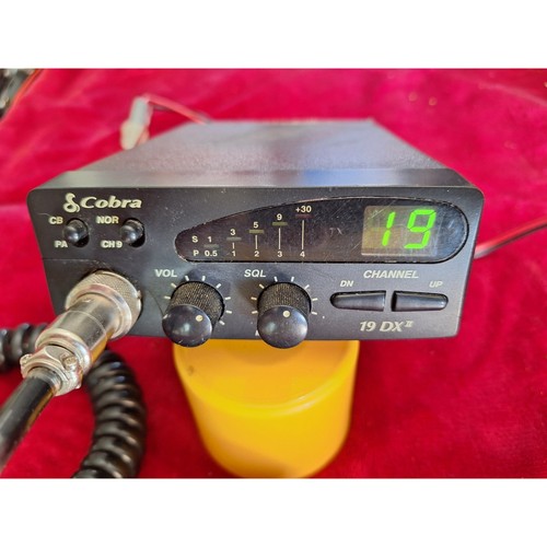 Cobra 19 DX II CB Radio, Compact 40-Channel- Tested Working | eBay
