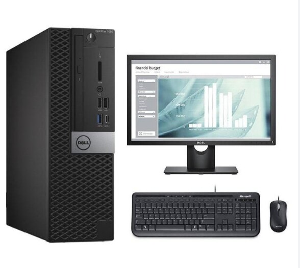 Dell Desktop Computer PC i7 8th up to 32GB RAM 4TB SSD 24" LCDs Windows ...