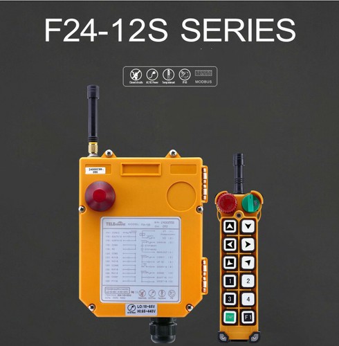 Crane Wireless Industrial Remote Control Transmitter 12 Keys Hoist F24 ...