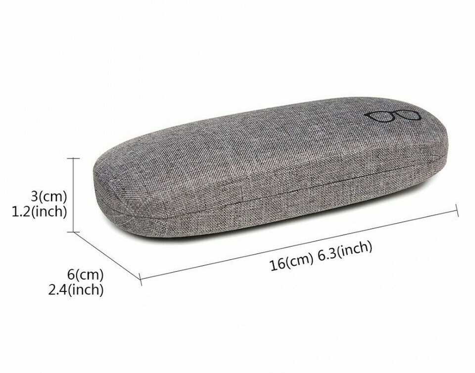 Glasses Spectacle Hard Shell Snap Shut Case Storage For Men Women Sass ...