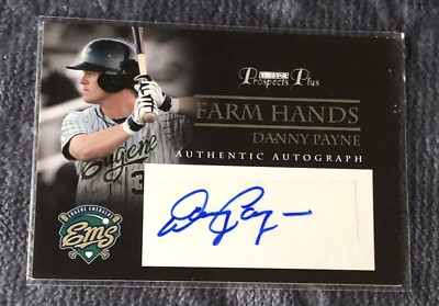 2007TRISTAR Prospects Plus Farm Hands Autographs #DP Danny Payne | eBay