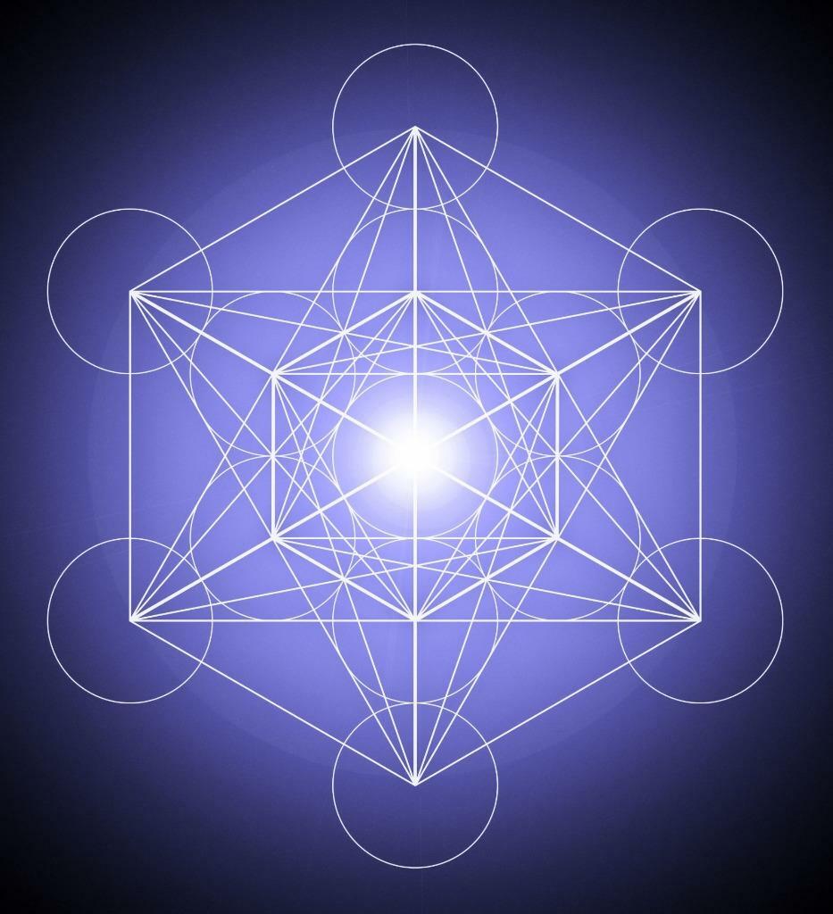 Psychedelic Geometry Entheogen Sacred Geometry LED Wall Art