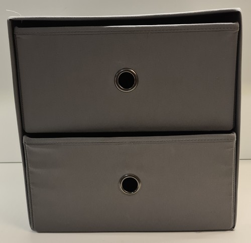 Ikea FLARRA Minikommode mit 2 Schubladen Kallax dunkelgrau Aufbewahrung ...