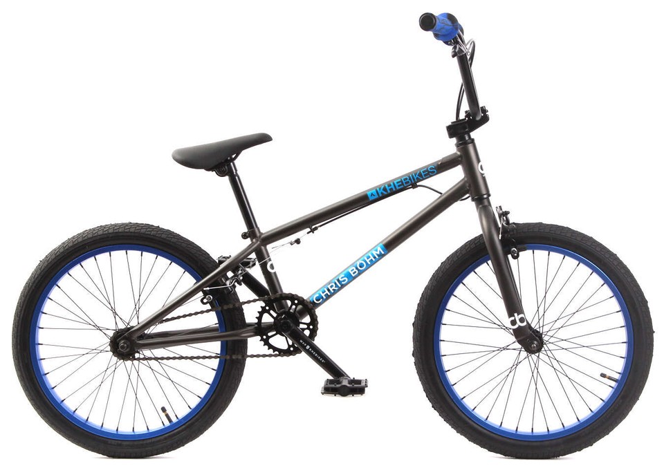 20 Pouces BMX Enfants Vélo KHE Chris Böhm Gris Argent Affix Rotor 11 ...