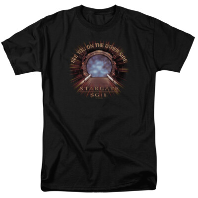 Stargate SG1 Other Side T Shirt Licensed Sci-Fi TV Alien Show Tee New ...
