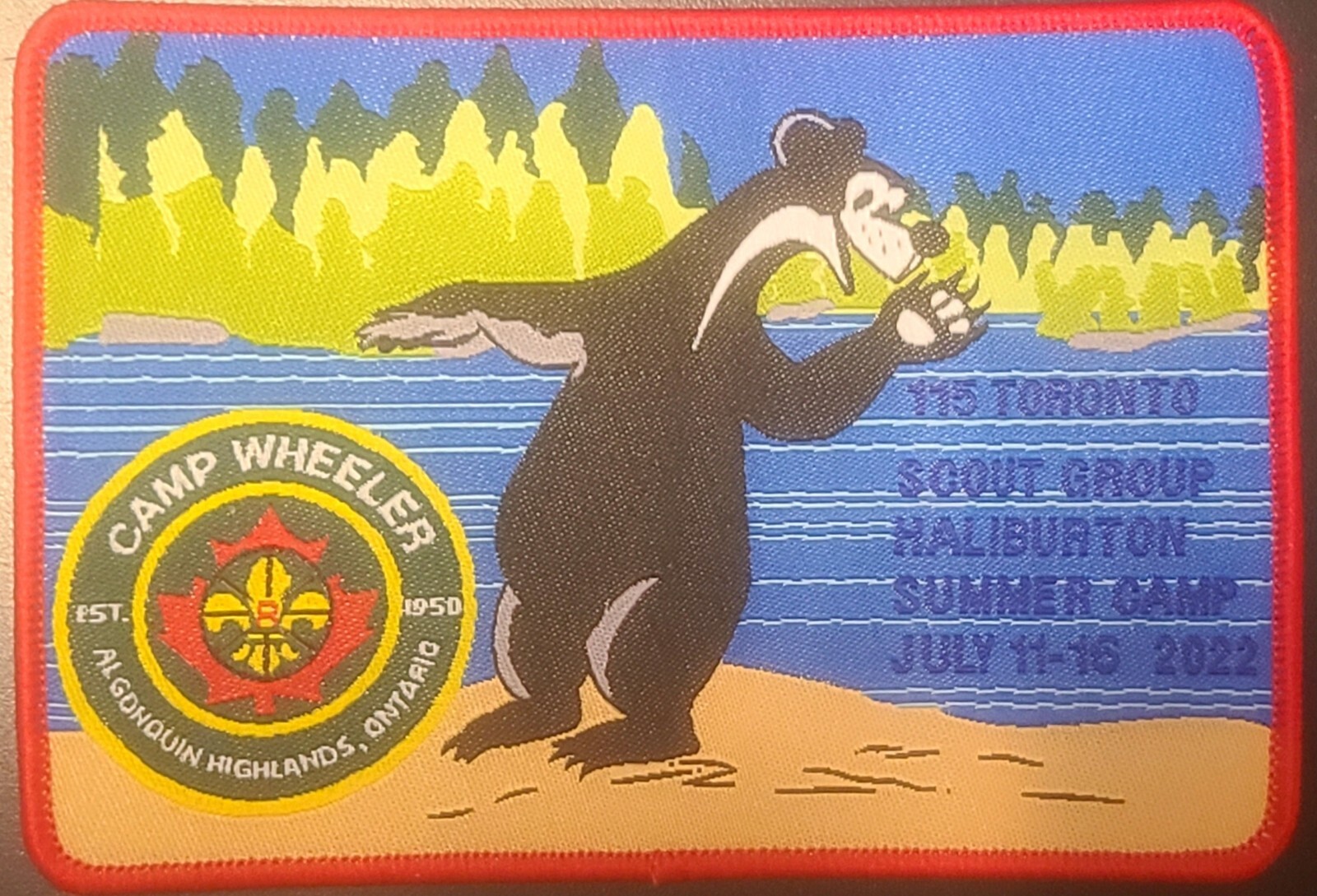 Haliburton Scout Reserve crest badge patch (2022) Scouts Canada | eBay