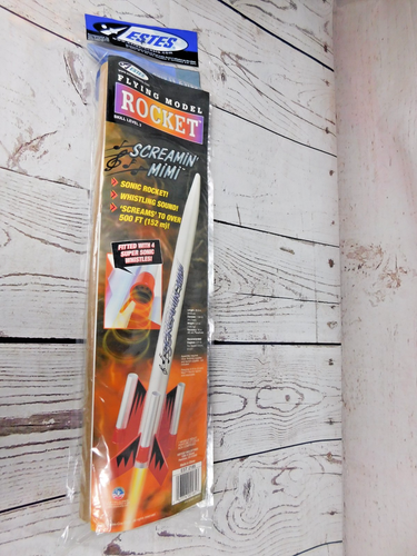 Genuine Vintage Estes Screamin’ Mimi 2185 Model Rocket Kit- OOP/Sealed ...