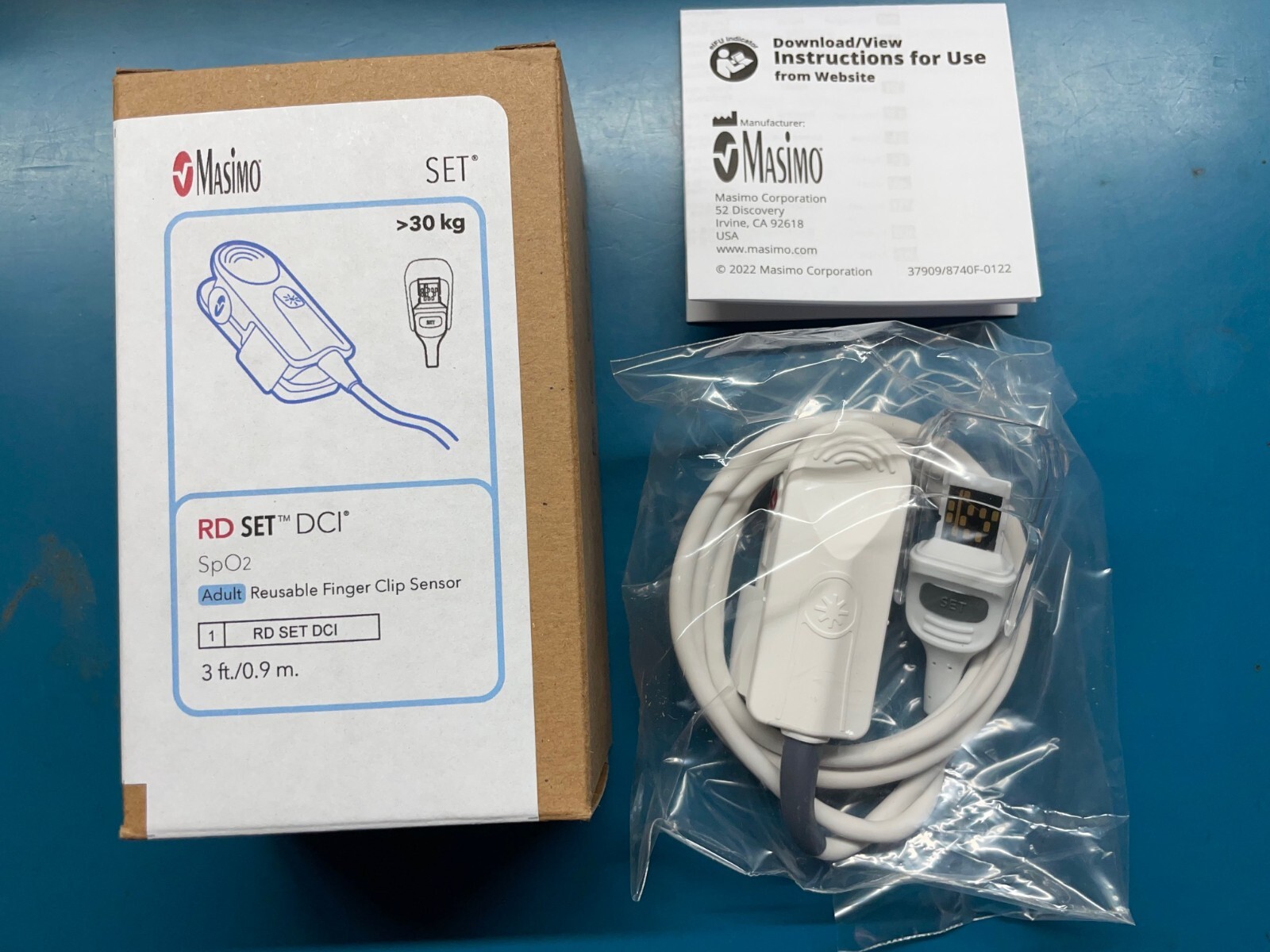 Masimo SpO2 Adult Reusable Sensor RD SET - 4050 for sale online | eBay