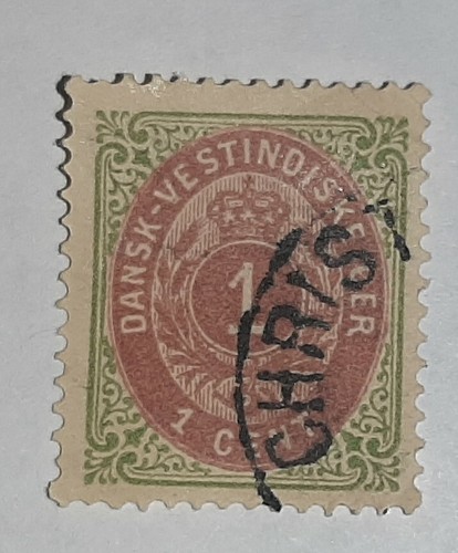 Danish West Indies Stamp #5a - DWI - Denmark - Small Thin - SCV $125 | eBay