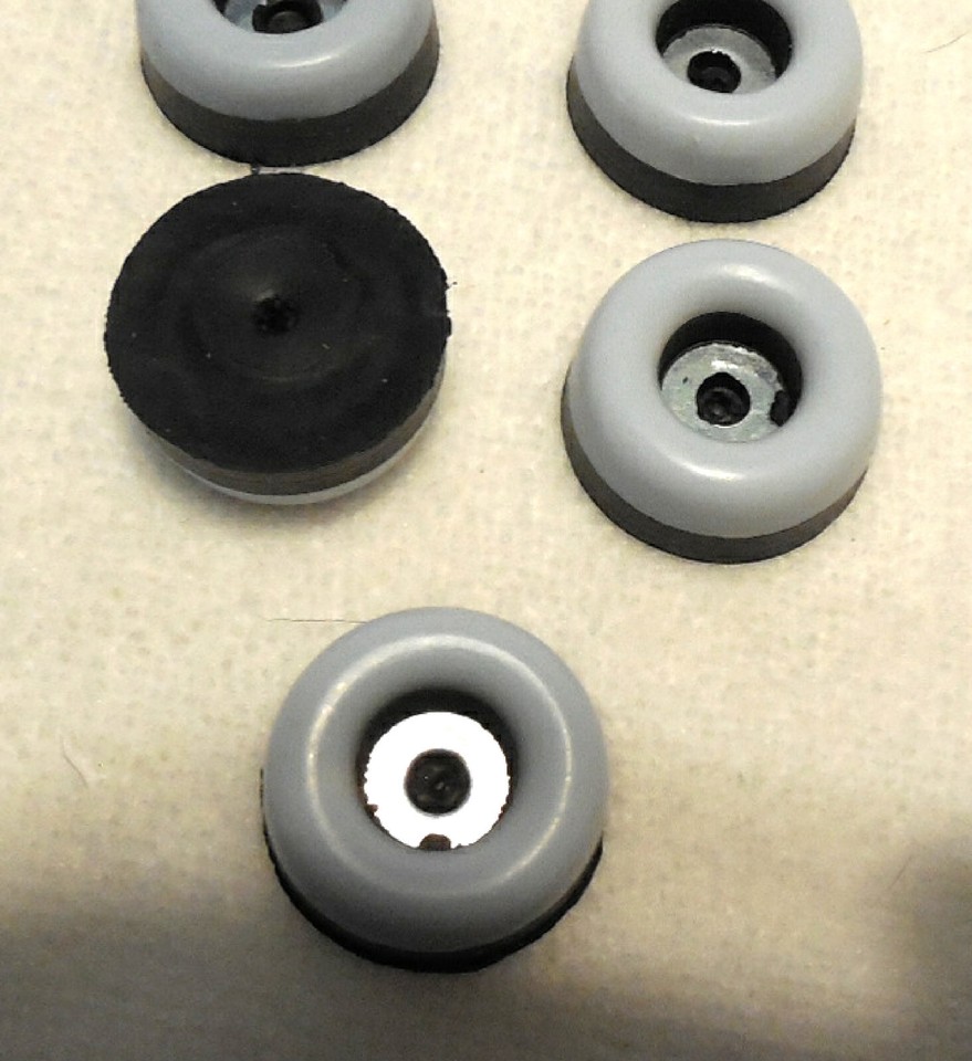 New 16 Magic Sliders 3/4" Plastic Glide 20mm Glides With Screws Smooth ...
