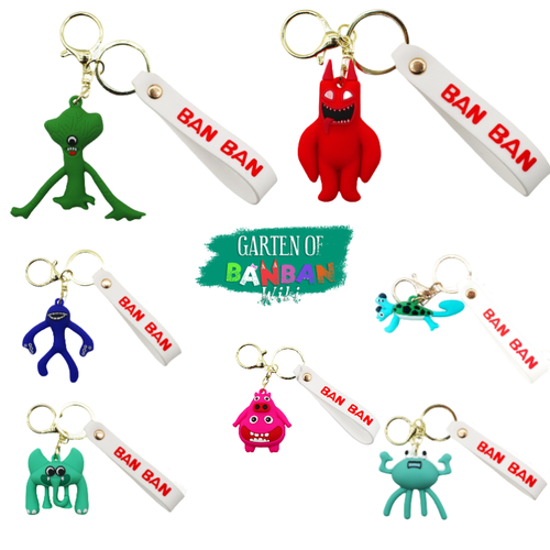 Banban Of Garten PVC Keychain Figure Toy Bag Pendant Kid Decoration ...