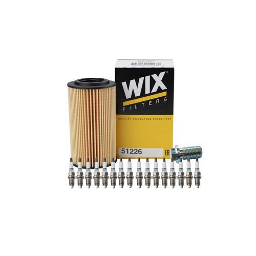Wix Engine Oil Filter & Denso 16 Spark Plugs kit for C209 CLK55 AMG 5.5 ...