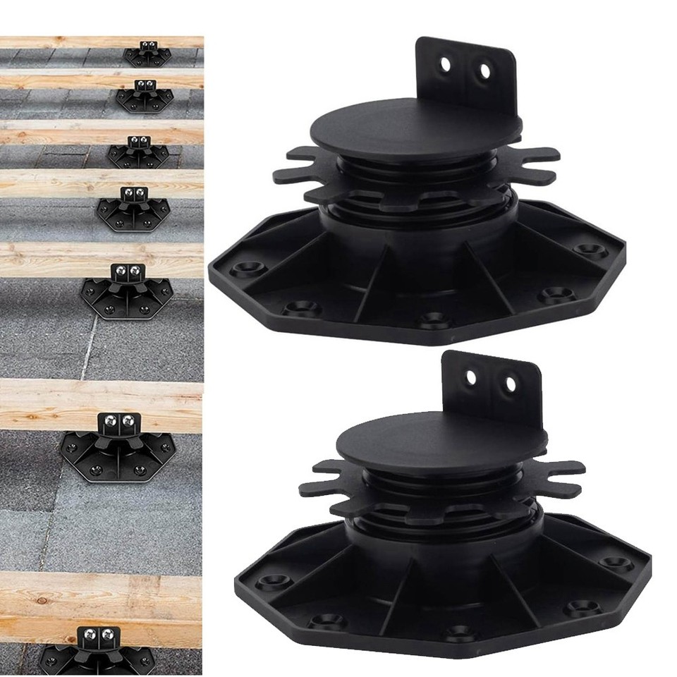 10Pack Adjustable Deck Support Pedestal Deck Foundation Base Support ...