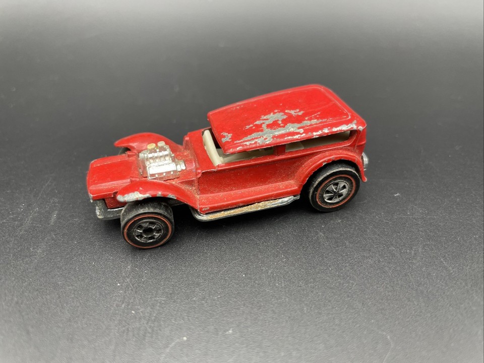 Redline Hot Wheels Prowler Rare Demon base - 1973 Red Enamel | eBay